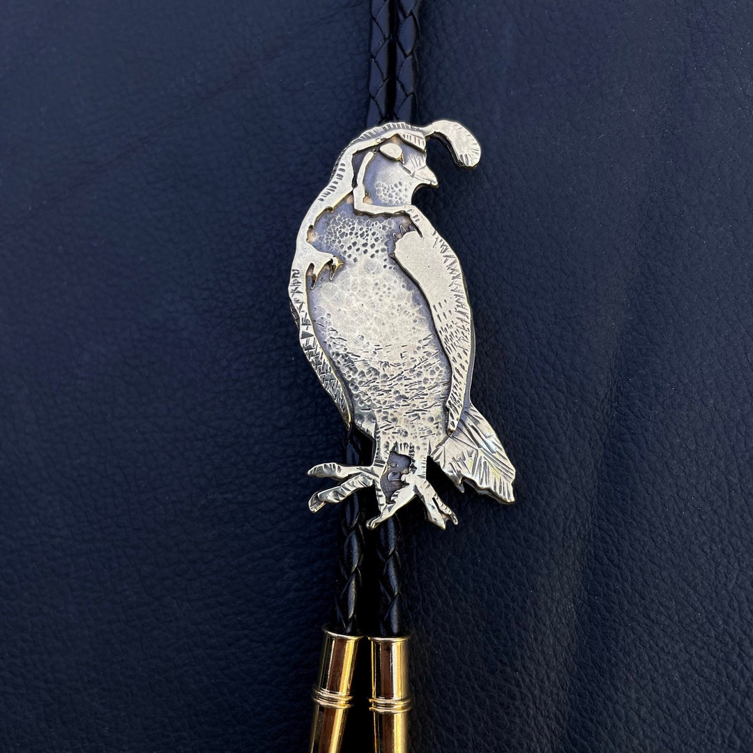 Quail Bolo Tie - Bird Watching Wild Animal Jewelry Handcrafted ...