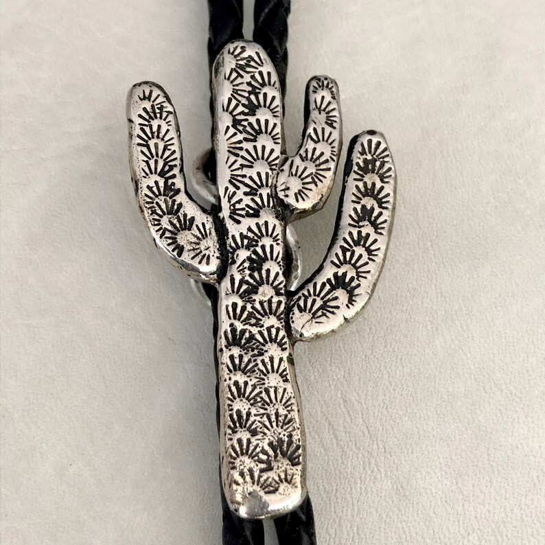 Saguaro Bolo Tie Cactus Desert Necklace Neckwear Menswear - Etsy
