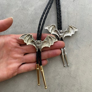 Bat Bolo Tie - Lesser Long-nosed Bat - Etsy