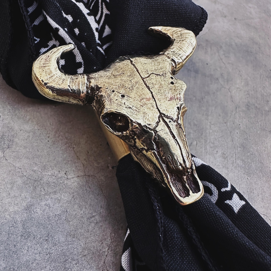 Brass Bandana Slide: Western Wild Rag Scarf Holder, 12 Handcrafted ...