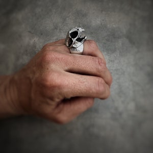 Bobcat Skull Ring - Lynx Rufus Big Cat Desert Animal Badass Biker ...