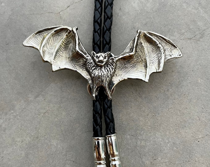 Bat Bolo Tie - Lesser Long-nosed Bat - Etsy