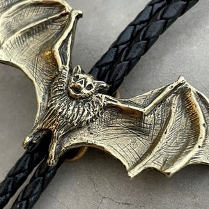 Bat Bolo Tie - Lesser Long-nosed Bat - Etsy