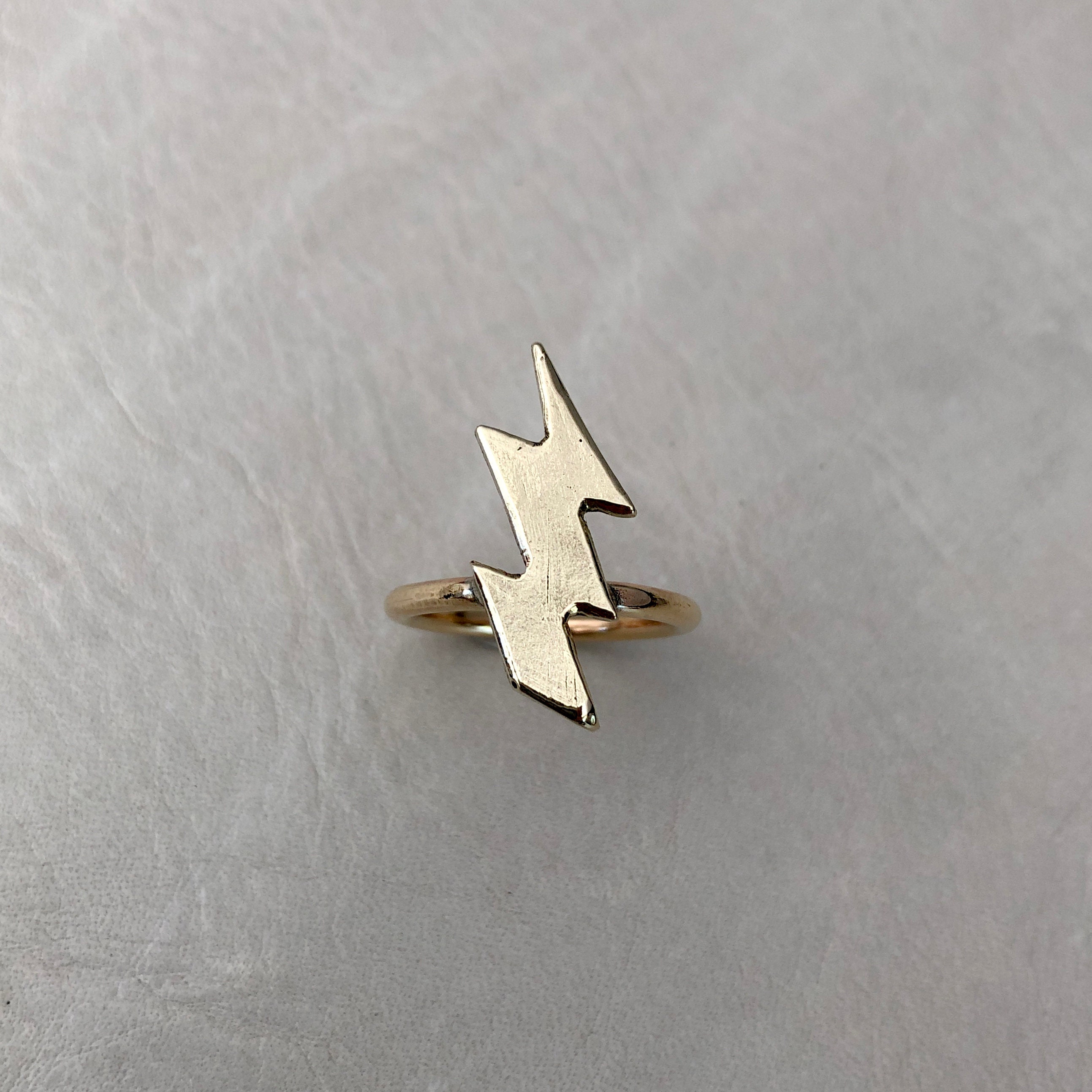 Lightning Bolt Ring | Etsy
