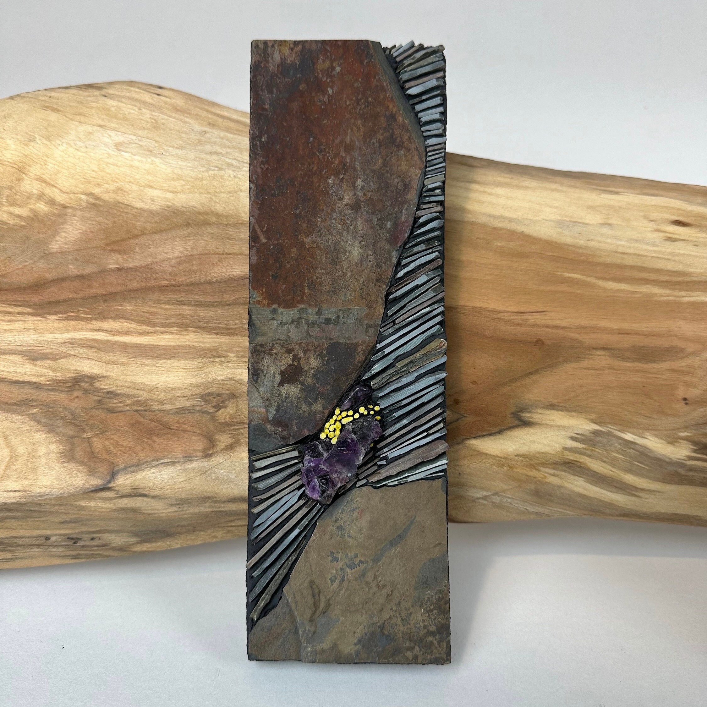 Source Energy Earth Inspired Stone Mosaic Wall Sculpture - Etsy