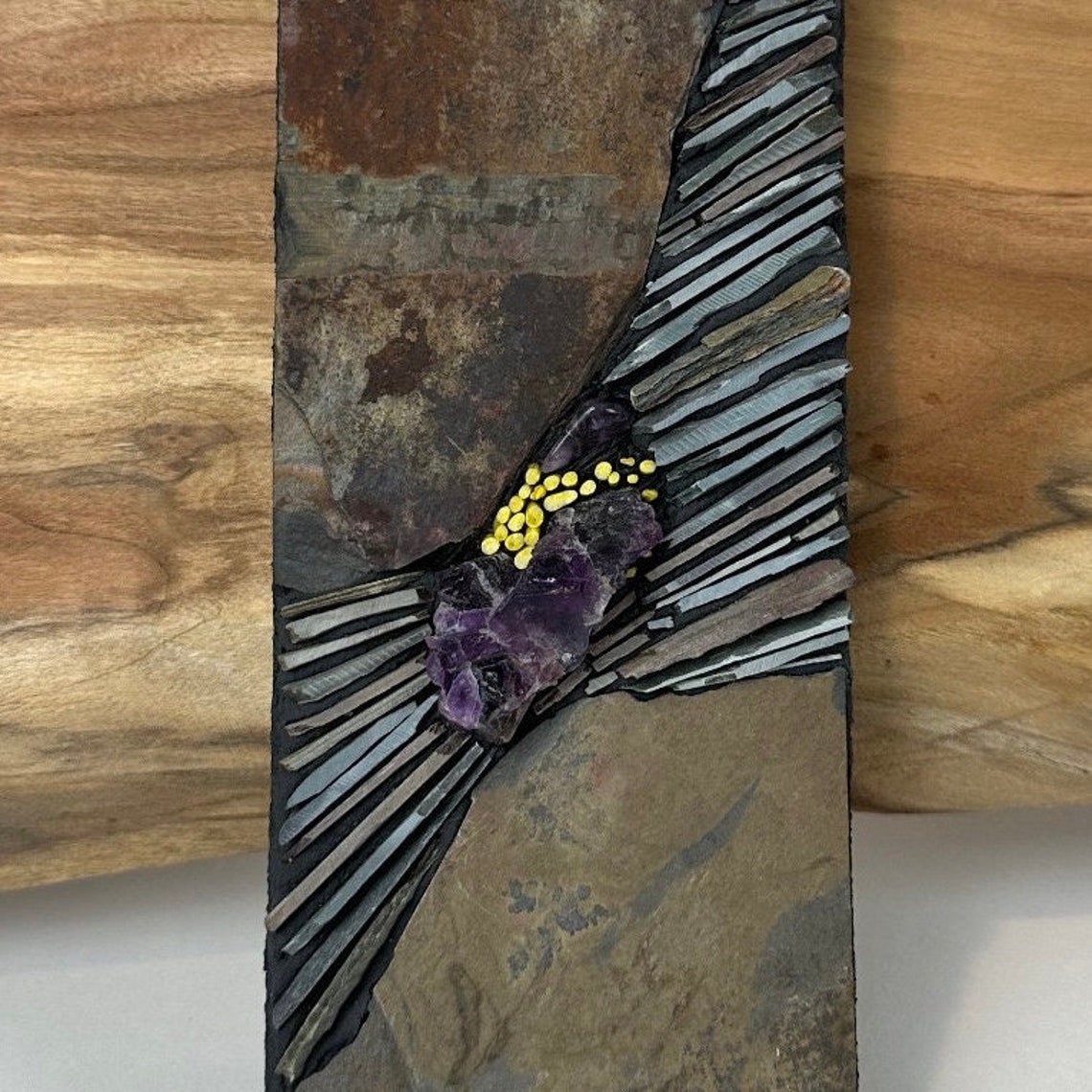 Source Energy Earth Inspired Stone Mosaic Wall Sculpture - Etsy