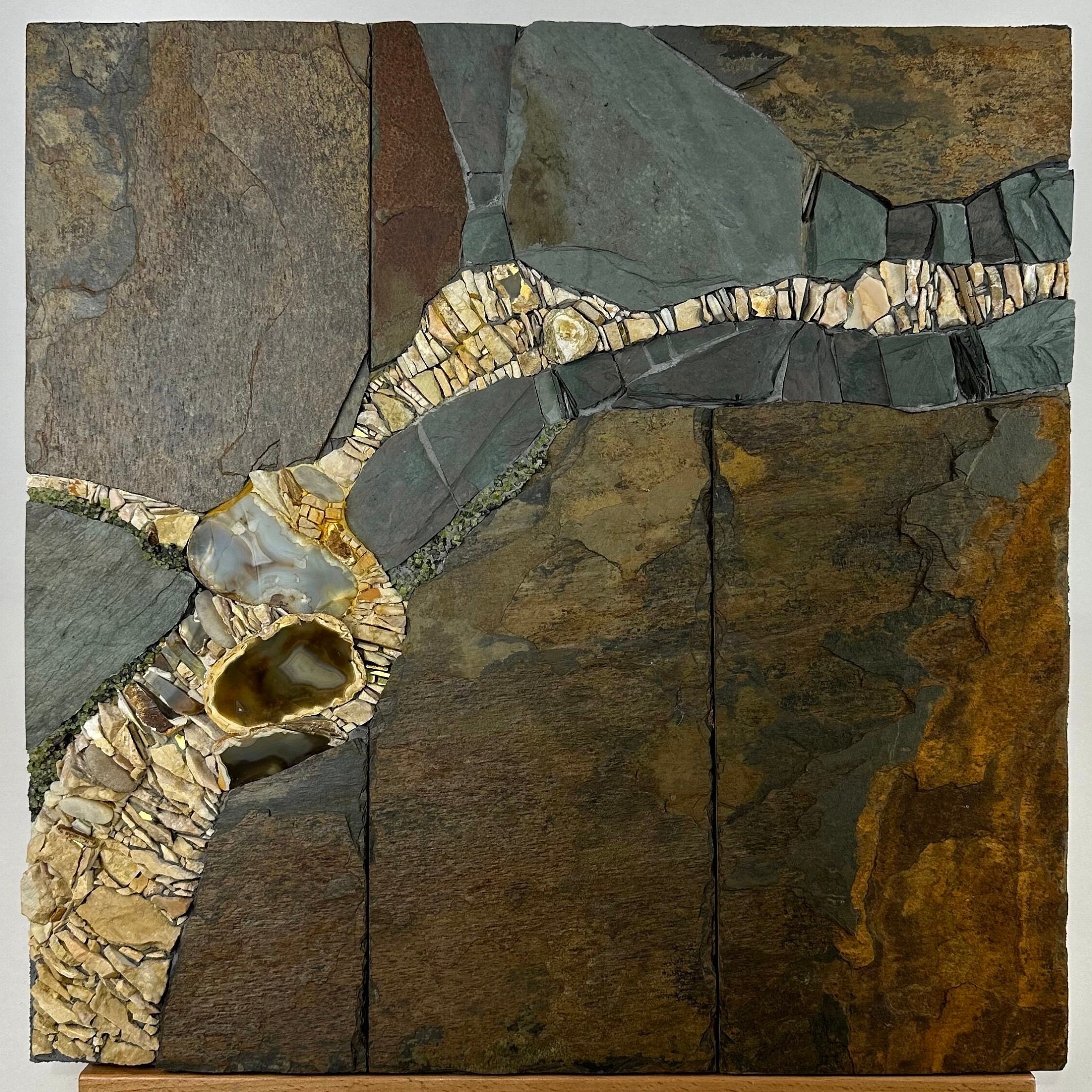 Wanderland - Stone Mosaic Wall Art - Etsy