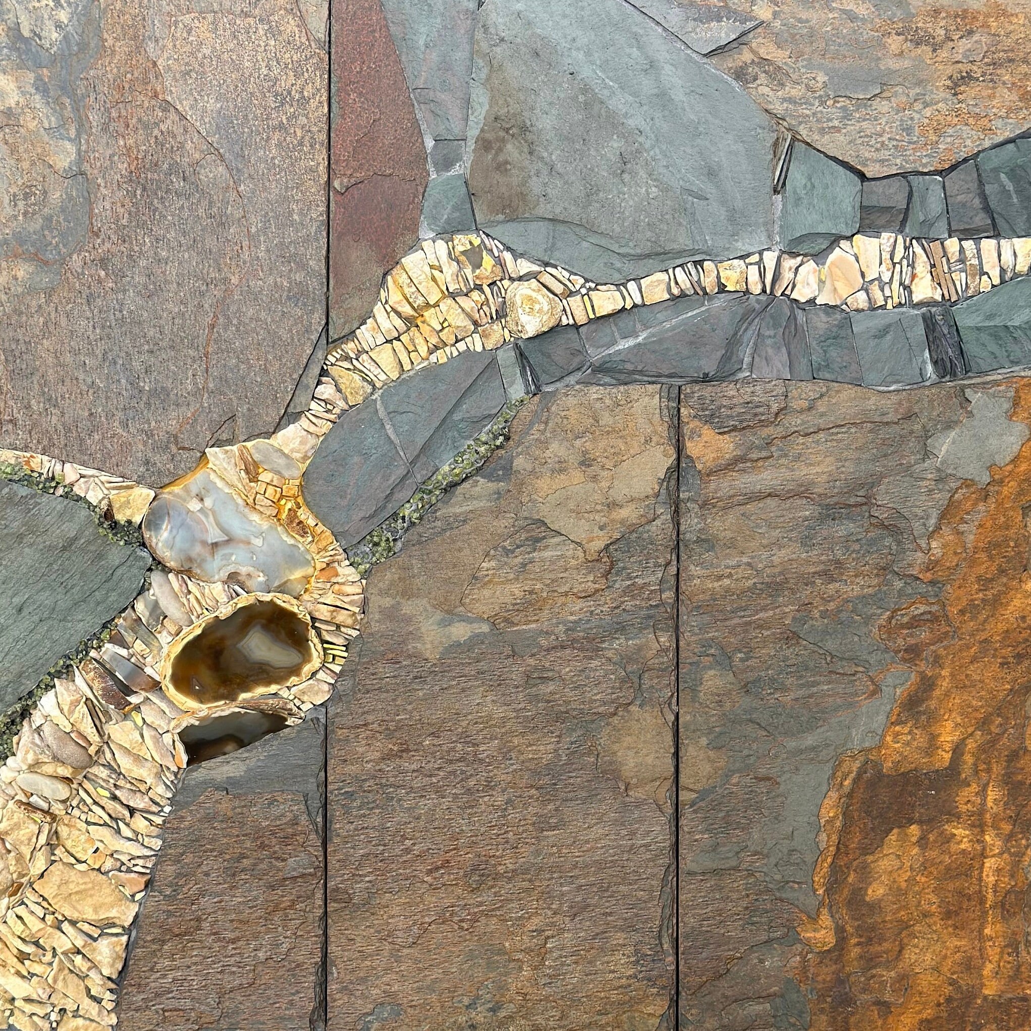 Wanderland - Stone Mosaic Wall Art - Etsy