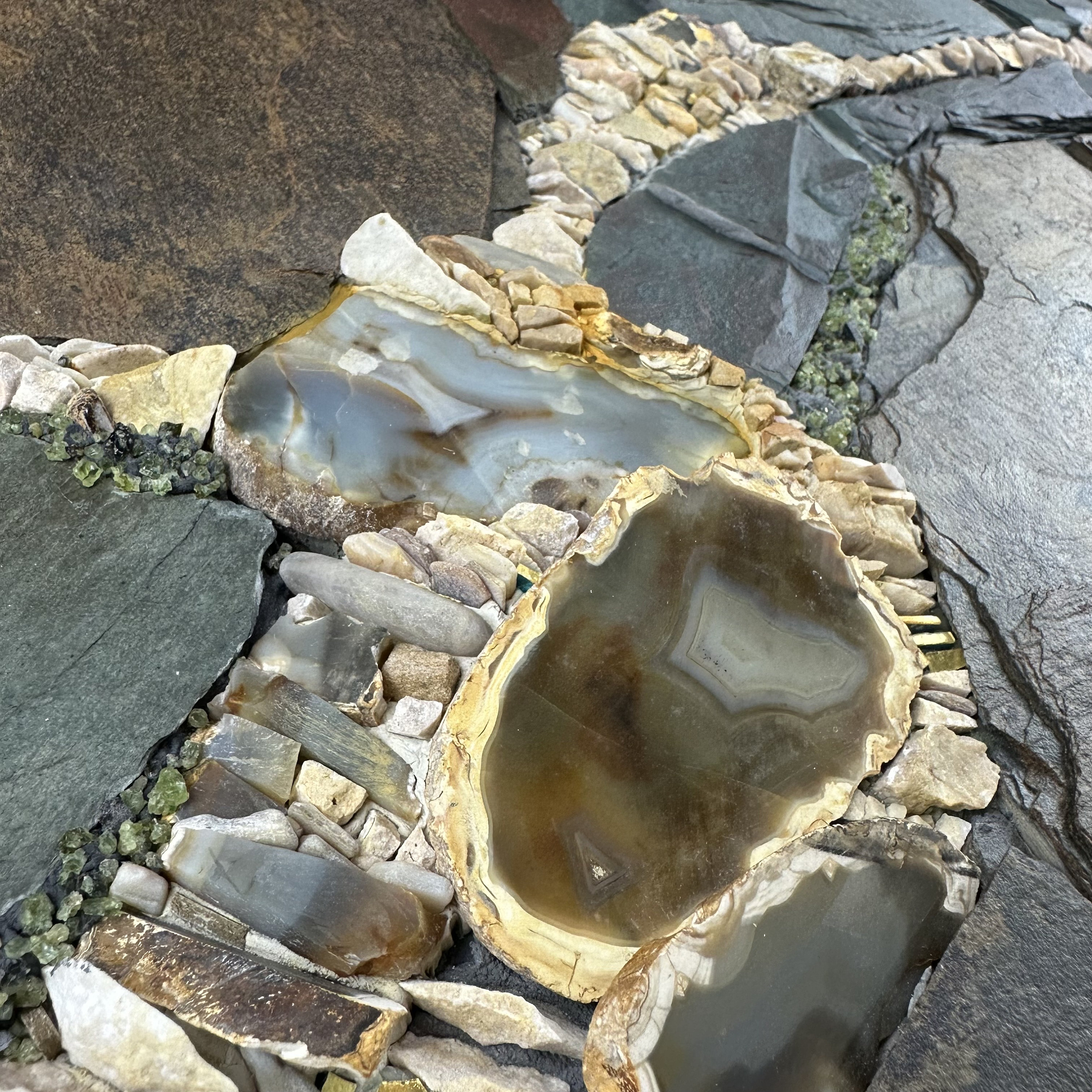 Wanderland - Stone Mosaic Wall Art - Etsy