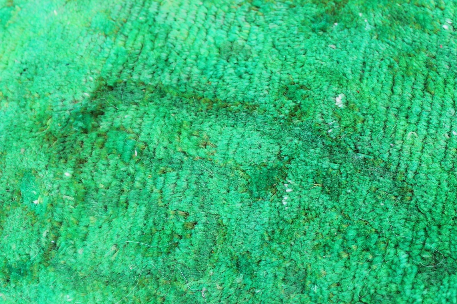 16 X 24 Soft Kelly Green Black Over Dyed Hand-knotted - Etsy UK