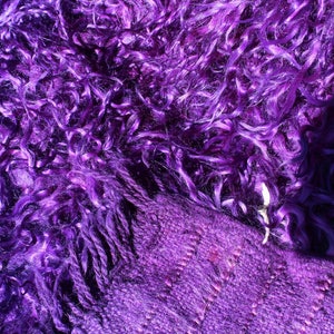 4' X 5' 6 Outrageously Cool Grape Purple Angora - Etsy