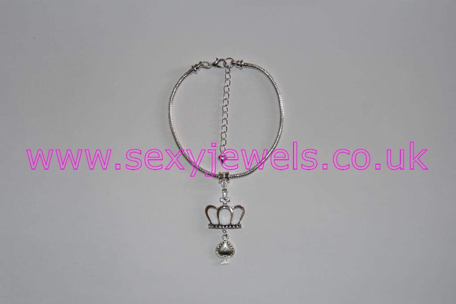 Queen of Spades Anklet Euro Ankle Chain Jewellery Fetish - Etsy