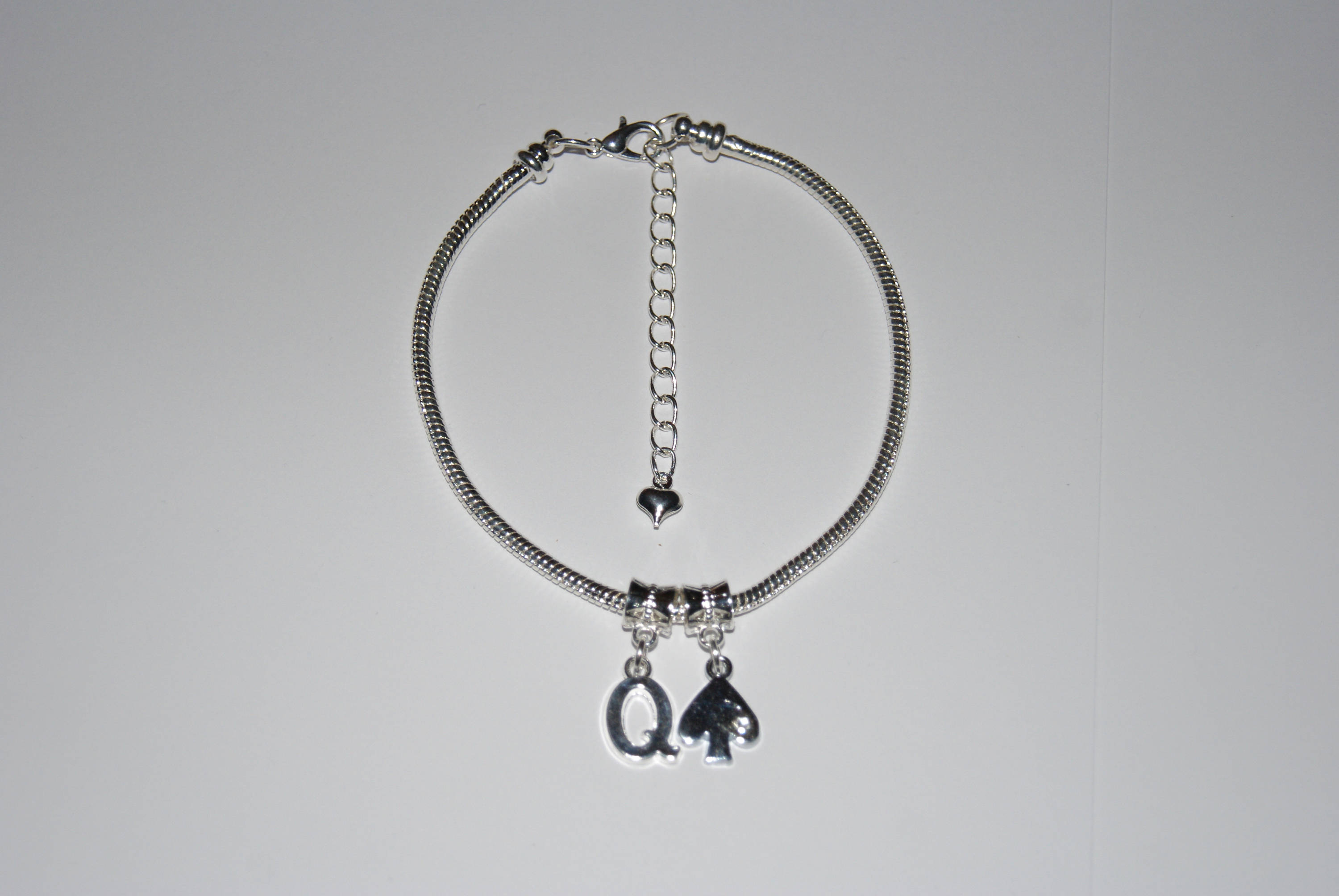 Queen of Spades Euro Anklet Necklace Ankle Chain Bracelet | Etsy