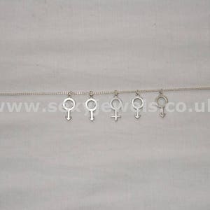 MMFMM Symbols Anklet Premium Ankle Chain Jewellery Fetish Cuckold ...