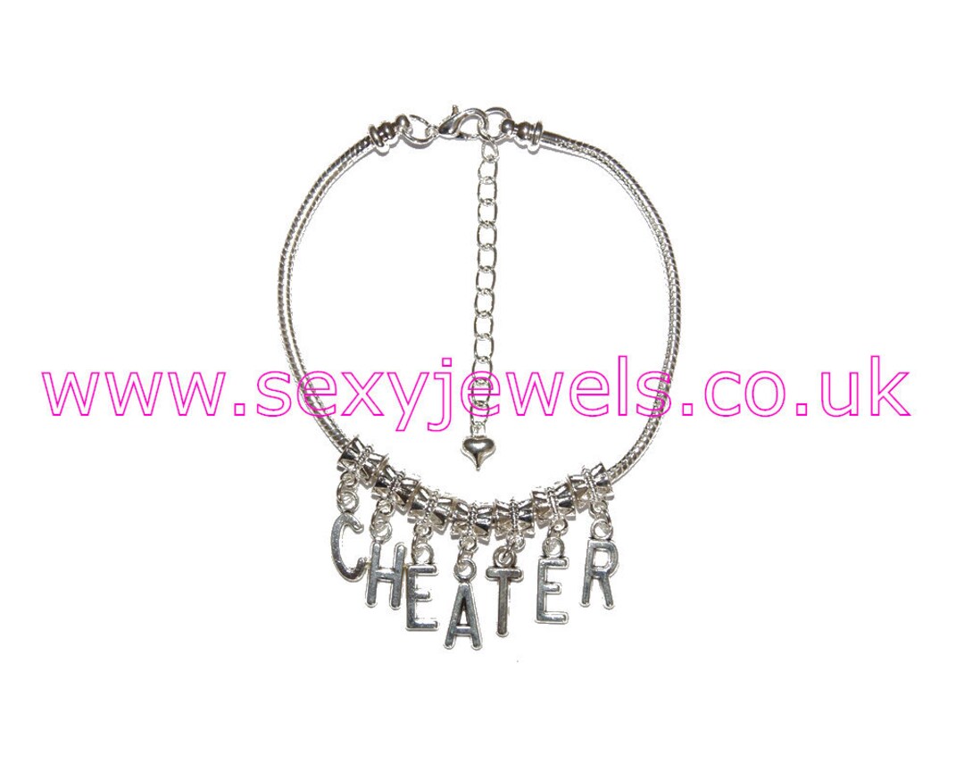 CHEATER Anklet Euro Ankle Chain Jewellery Fetish Cuckold Hotwife Bad ...