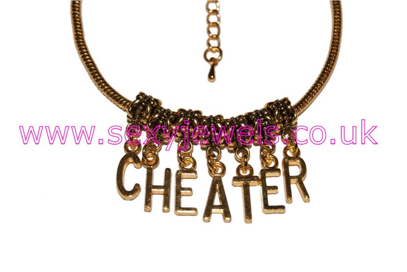 CHEATER Anklet Euro Ankle Chain Jewellery Fetish Cuckold - Etsy