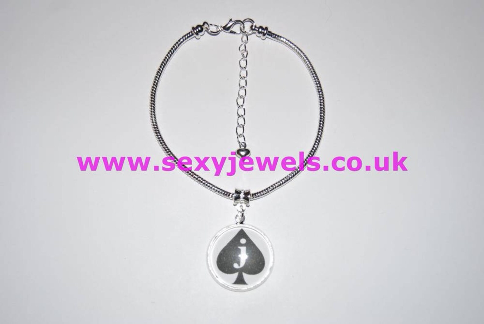 Jack of Spades Dome Anklet Euro Ankle Chain Jewellery Fetish - Etsy