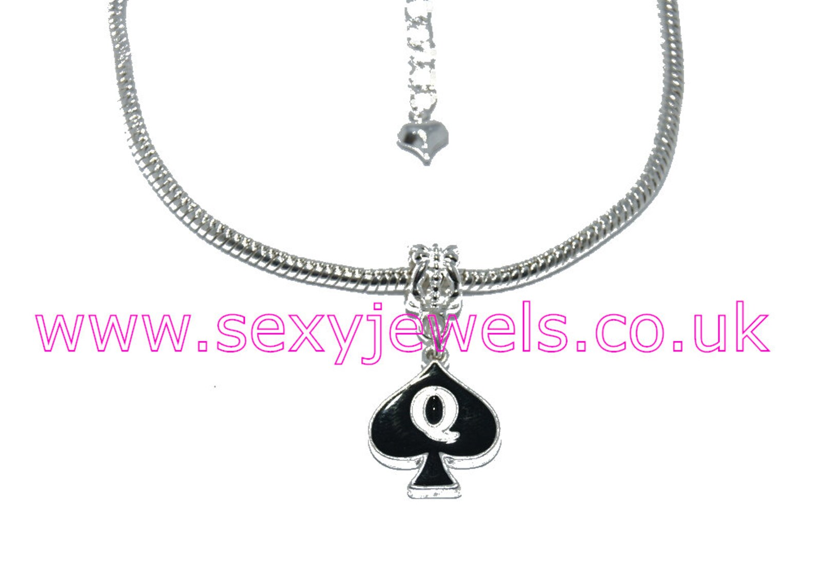 Queen of Spades Enamel Anklet Euro Ankle Chain Jewellery - Etsy Canada