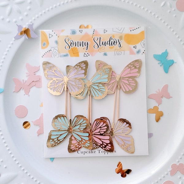 Butterfly Toppers - Etsy