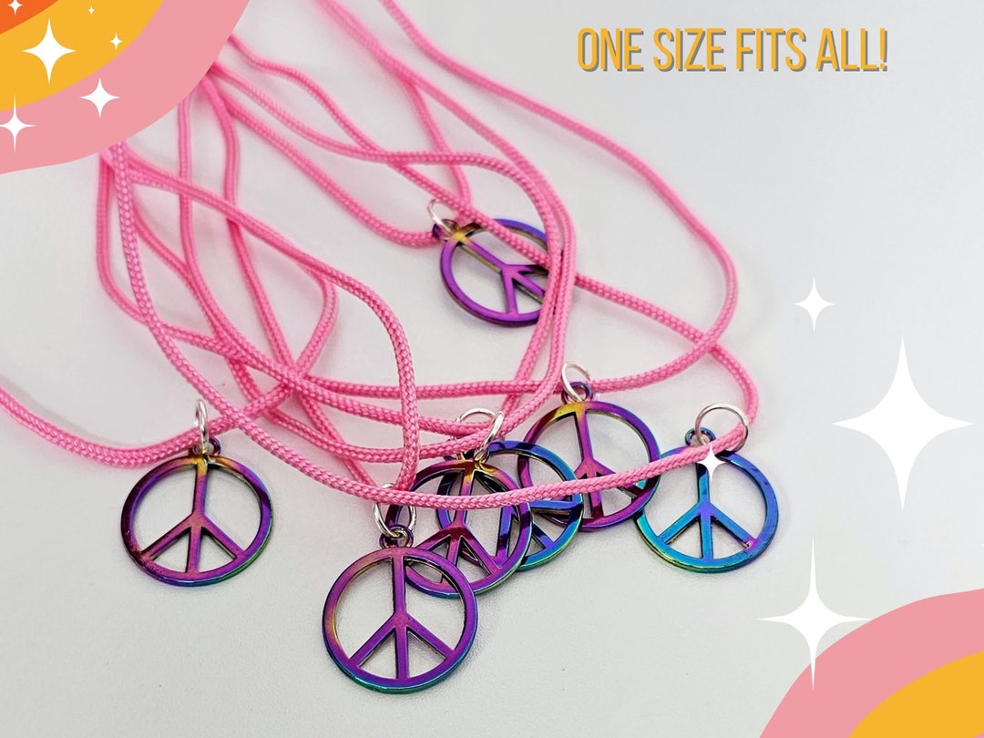 Boho Peace Necklace - Peace Charms - Bohemian - Hippie Jewelry - Hippie ...