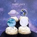 Space Cake Topper Space Theme Cake Topper, Space Party, Rocket Ship ...