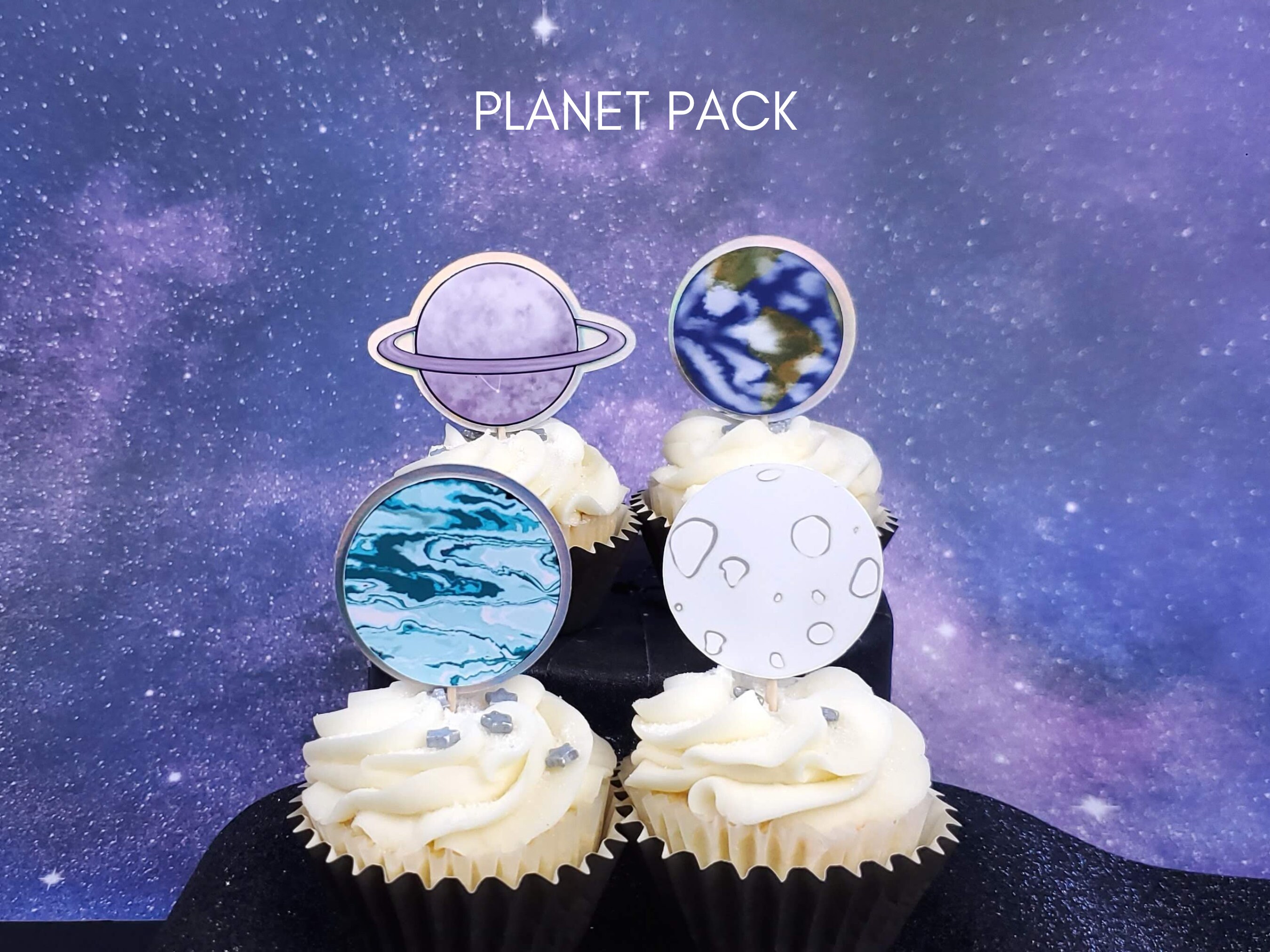 Cupcakes That Look Like Planets