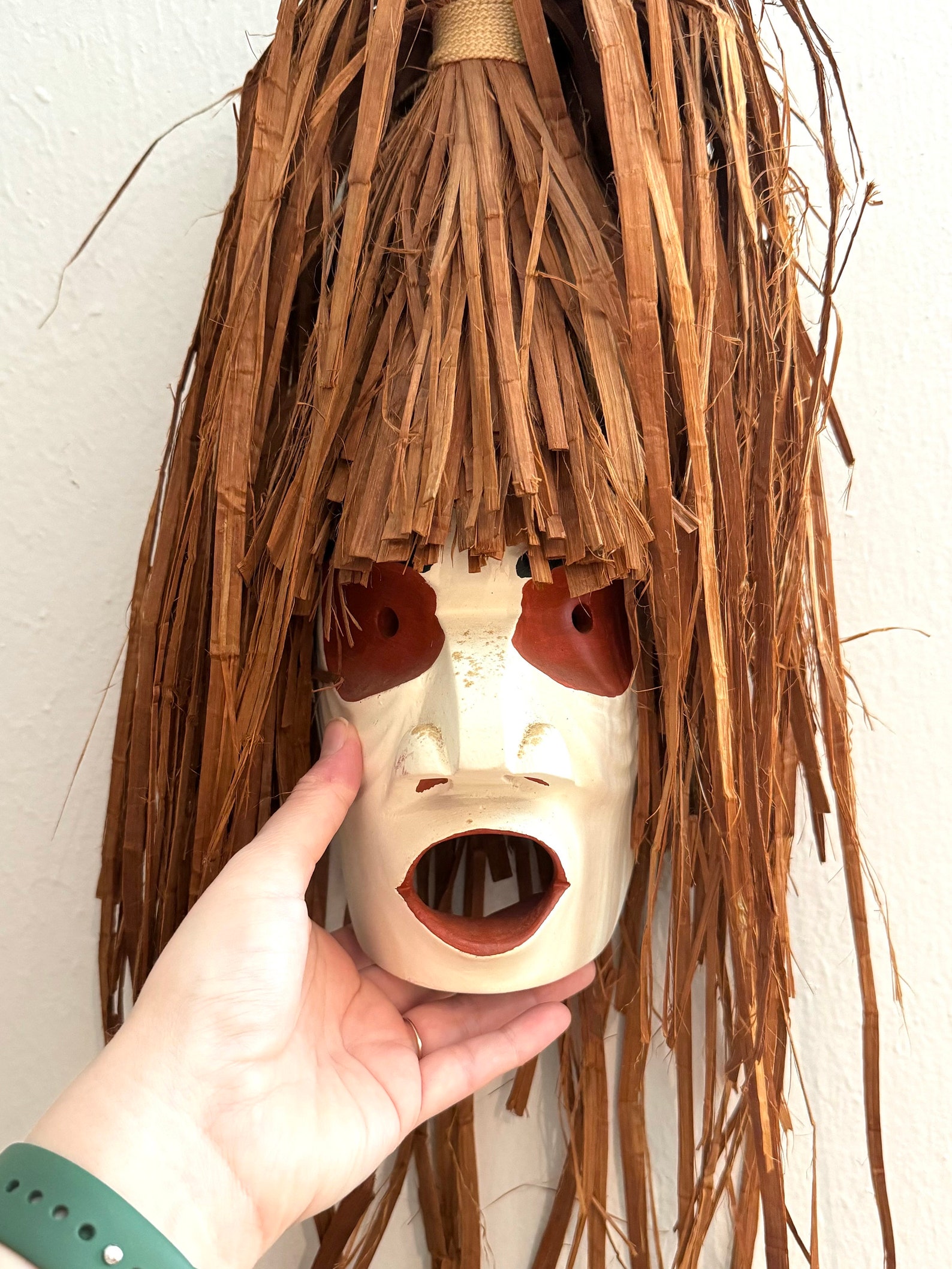 Hand-carved Makah Nation Mask by Jacob Kinney, Pook Mask, Pook-oops ...
