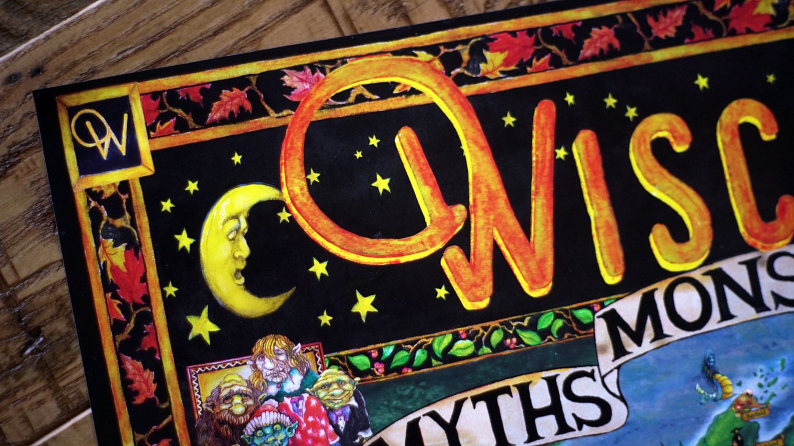 Wisconsin Monsters Myths and Legends Poster - Etsy