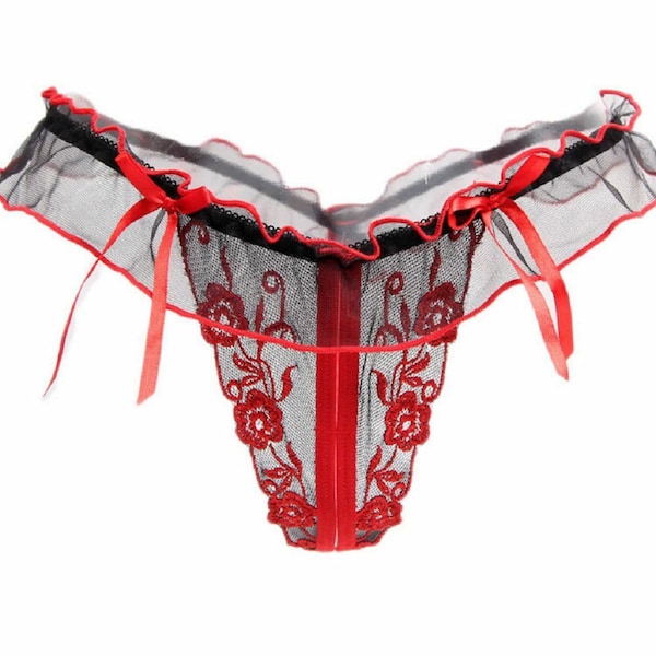 Open Crotch Sheer Lingerie - Etsy UK
