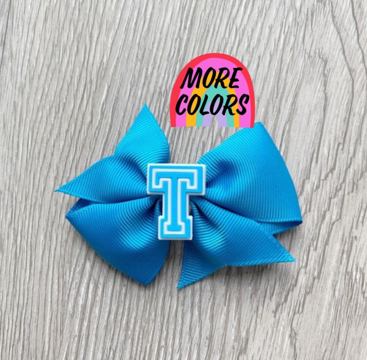 T Initial Hair Clip - Etsy