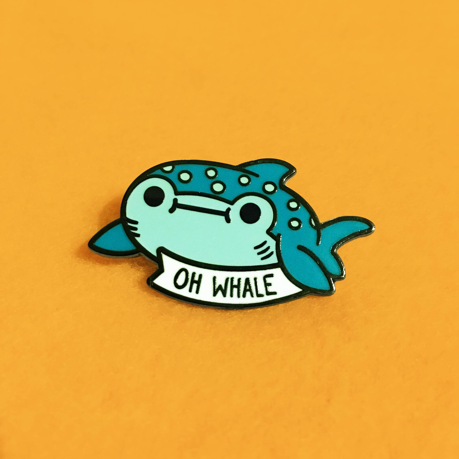 Oh Whale Hard Enamel Pin Lapel Pin Cute Whale Shark Pin - Etsy