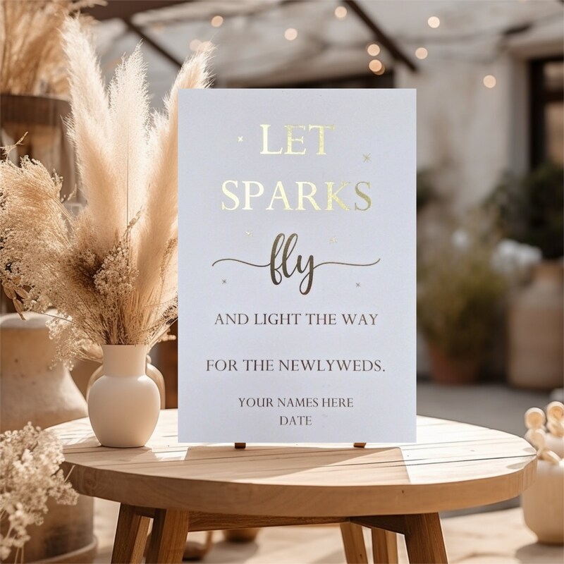 Sparkler Sign - Etsy