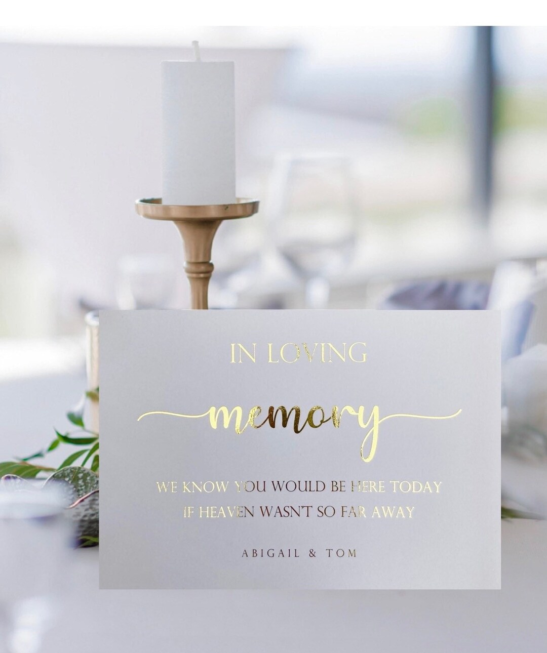 Loving Memory Sign Memory Table Sign in Loving Memory Memorial - Etsy
