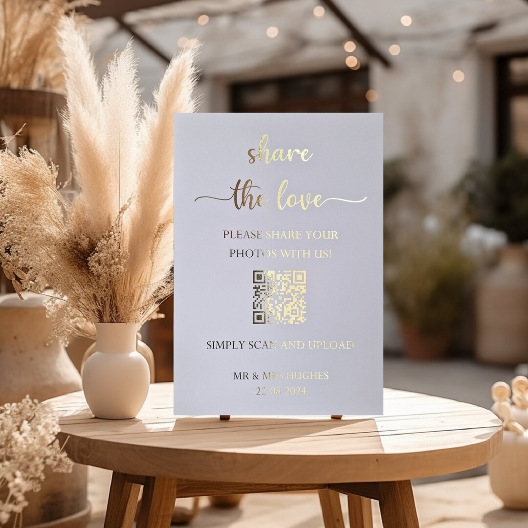 Luxury Foil Wedding Sign Bundle, Wedding Decor, Photo Guest Book Sign ...