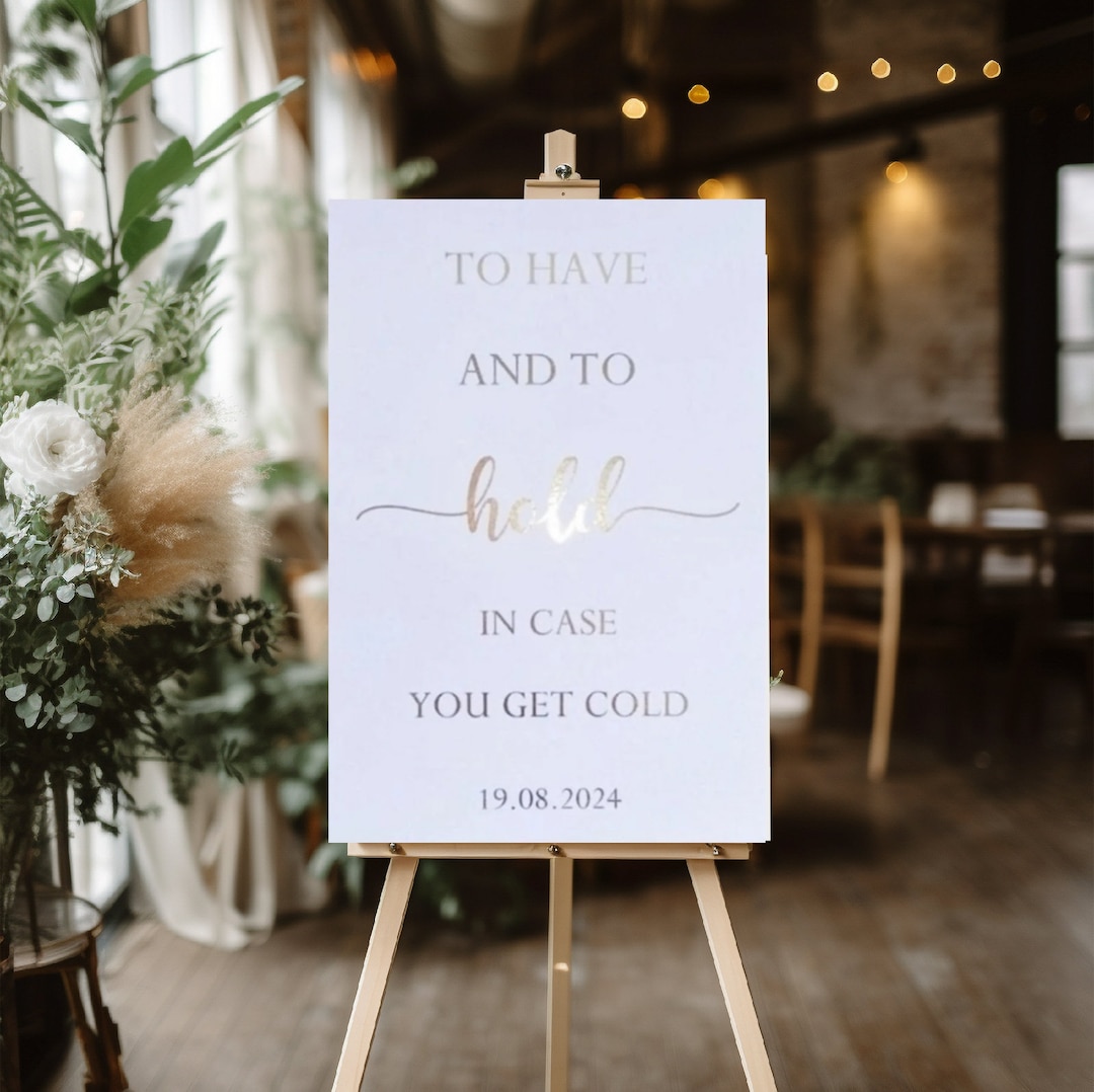 Wedding Blankets Wedding Blanket Sign to Have and to Hold Blankets Sign ...