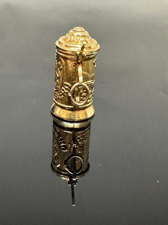 14k Gold European Beer Mug/Cup Vintage - Gem
