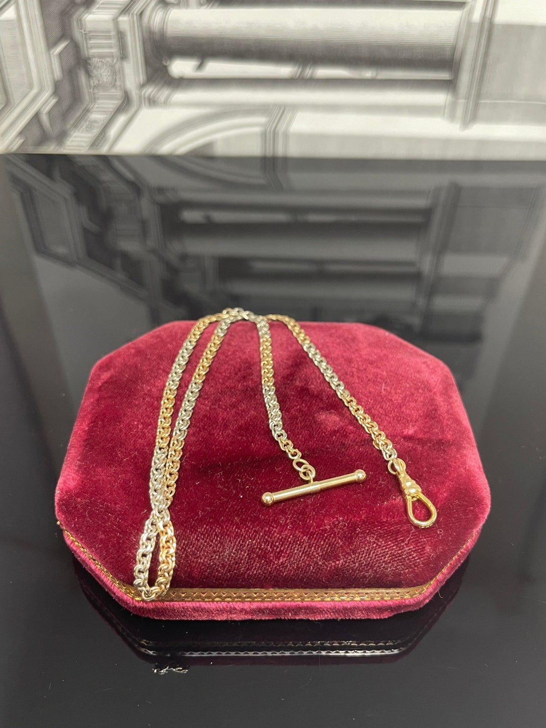 14k Gold Watch Chain - Etsy