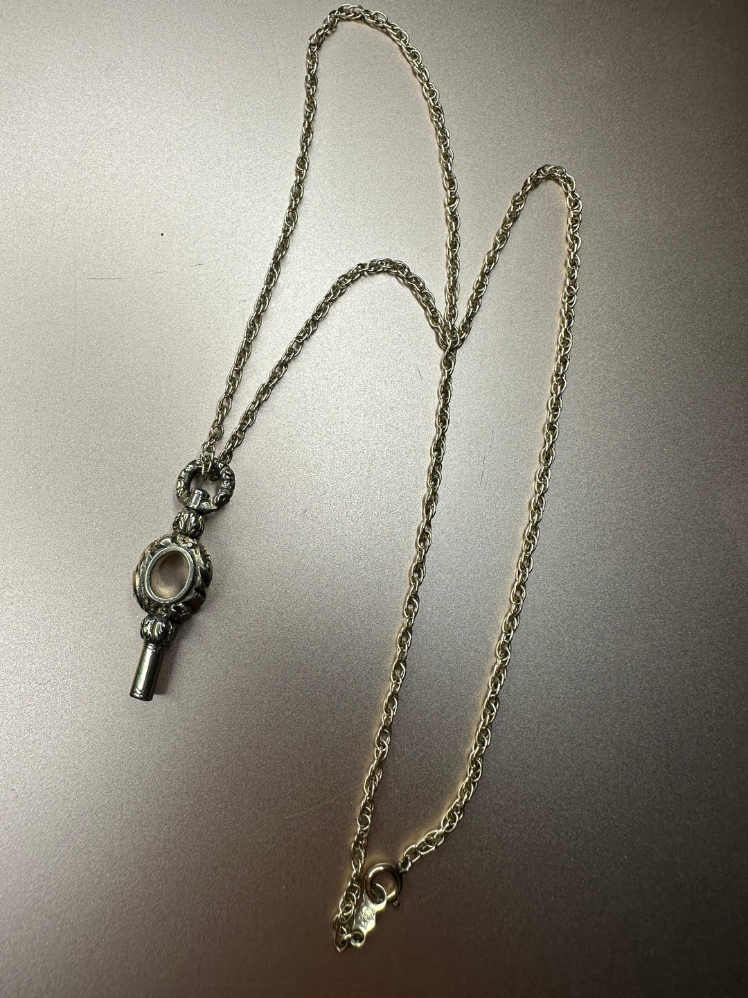 Antique Key Pendant/necklace - Etsy