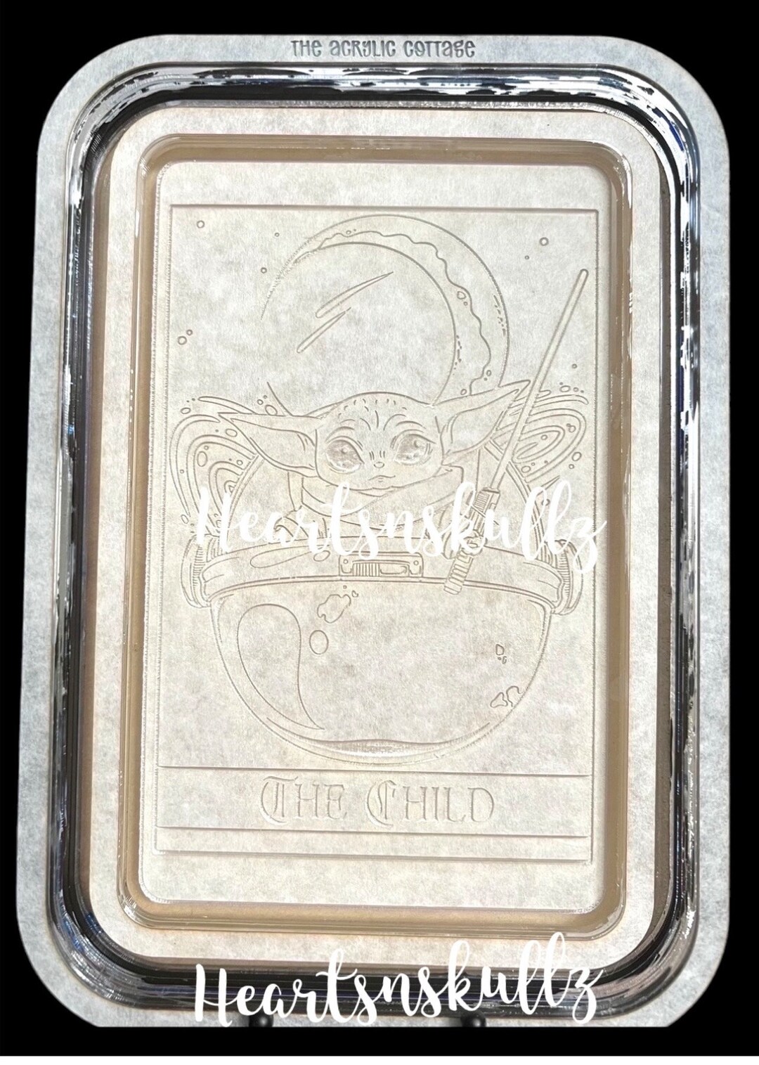 Baby Alien Tarot Card Tray Mold Exclusive Resin Mould - Etsy