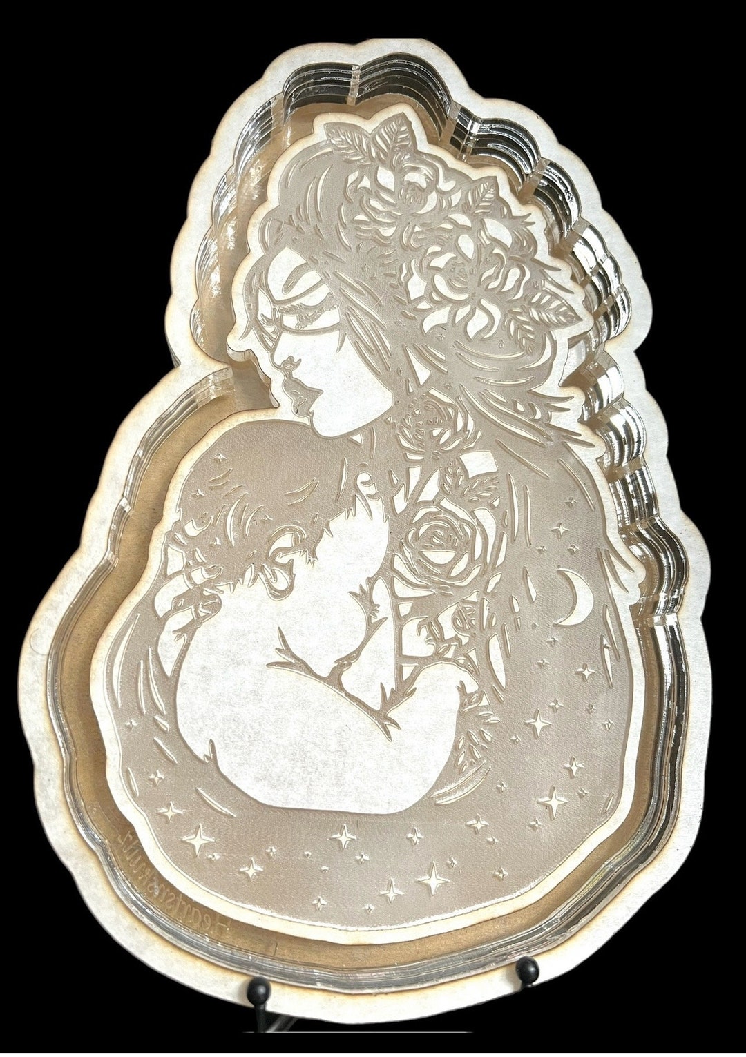 Silicone Mother and Child Mold - Mom Mold for Resin - Etsy