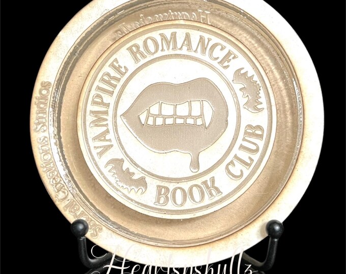 Silicone Vampire Romance Book Club Mold - Vampire Magnet Mold - Etsy