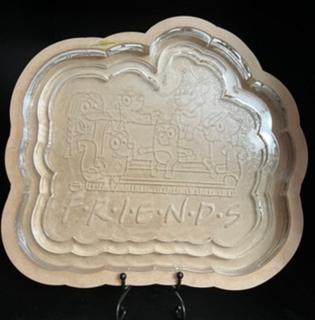 Bluey Friends Tray Mold - Etsy