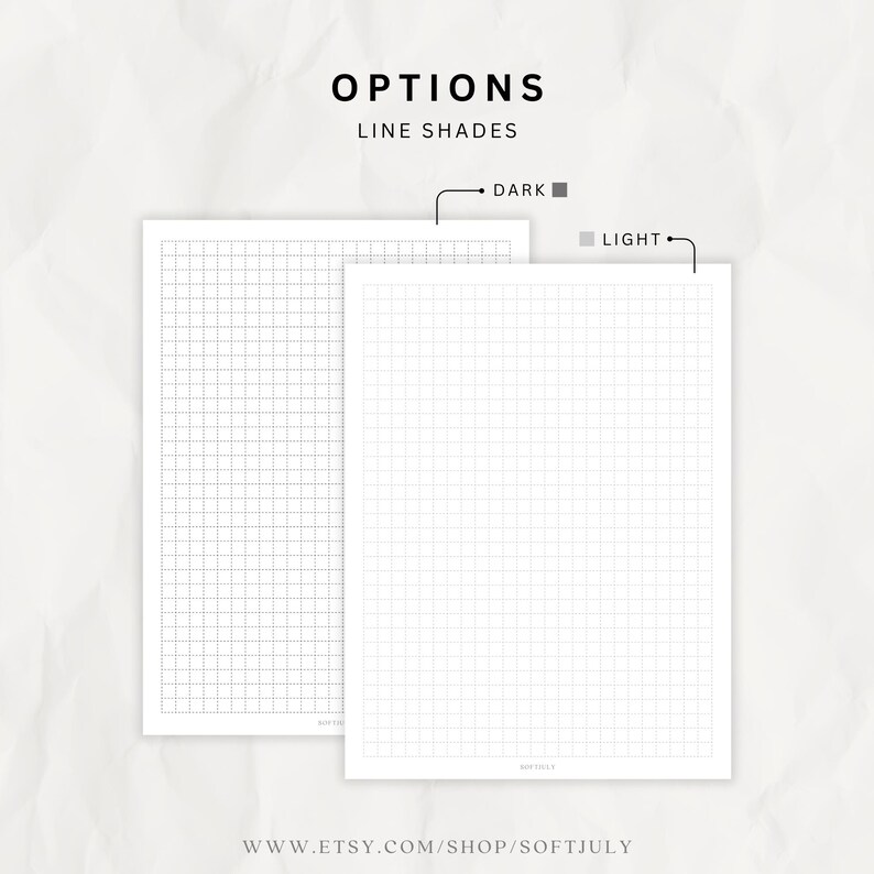 Supernote A5X2 Grid Template | Minimalist E-ink Journal (PDF PNG) - Etsy