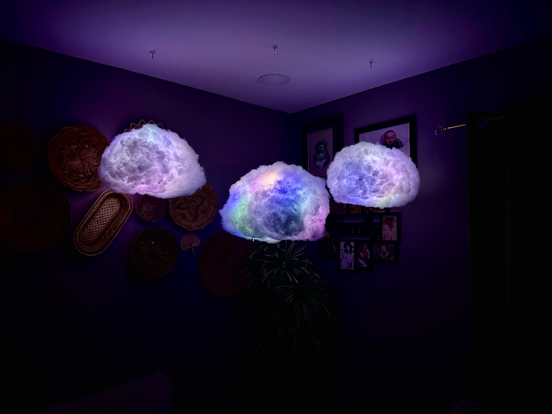 CLOUD LIGHT, Hanging Cloud, Cloud, Christmas Gift,light,thunder Cloud ...