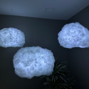 LED CLOUD, Cloud Lights, Hanging Cloud, Night Light, Clouds, Christmas ...