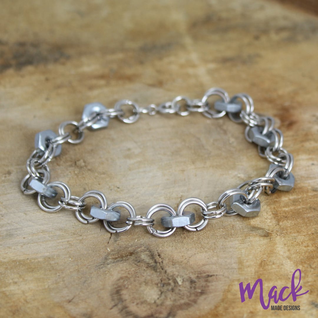 Hex Nut Bracelet - Etsy