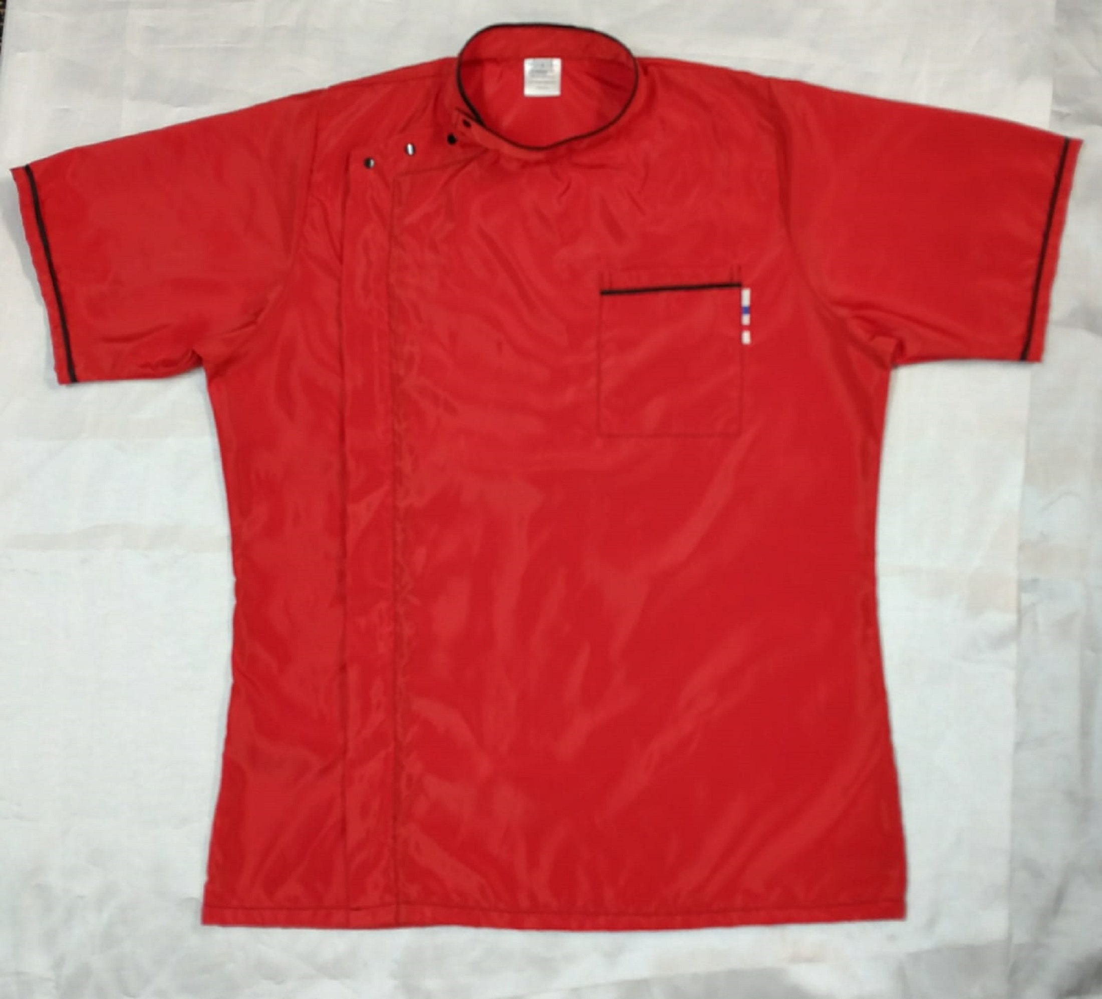 Retro Barber Smock With Different Color of Trim - Vintage Barber Smock ...