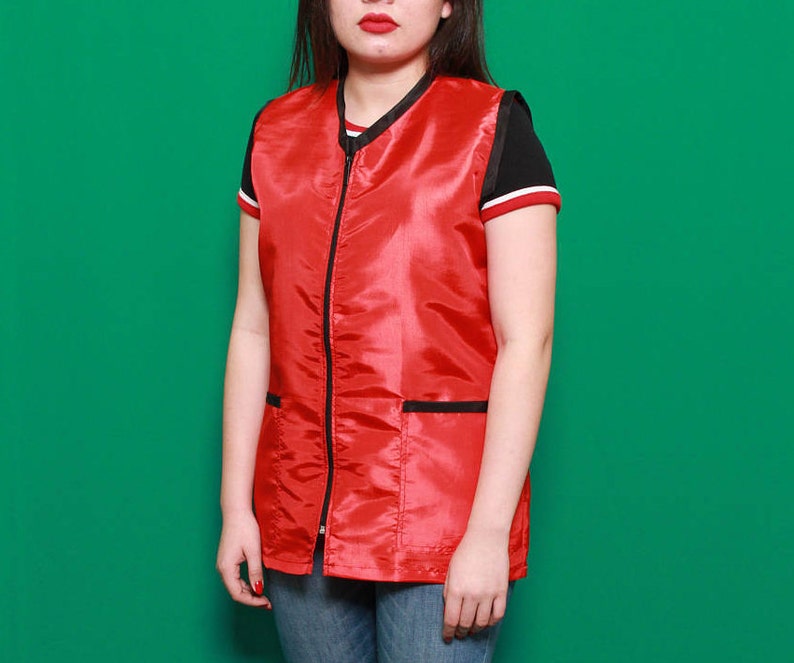 Hair Stylist Jacket Sleeveless Two Tone - Let Us Know What Color ...