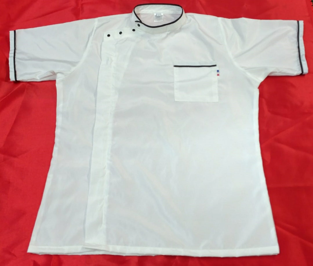 Retro Barber Smock With Different Color of Trim - Vintage Barber Smock ...