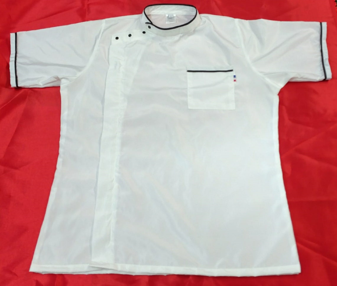 Retro Barber Smock With Different Color of Trim - Vintage Barber Smock ...
